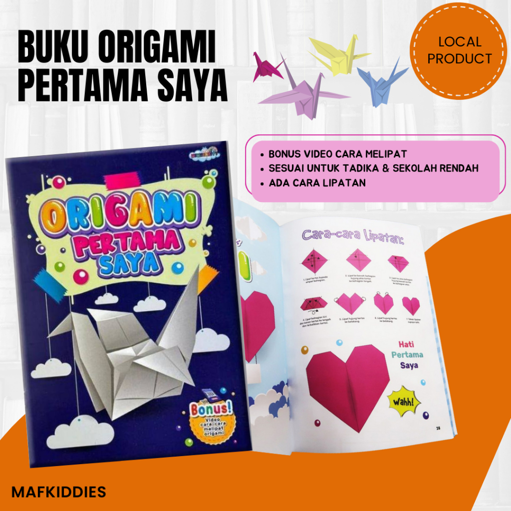 Buku Origami - ORIGAMI PERTAMA SAYA | Shopee Malaysia