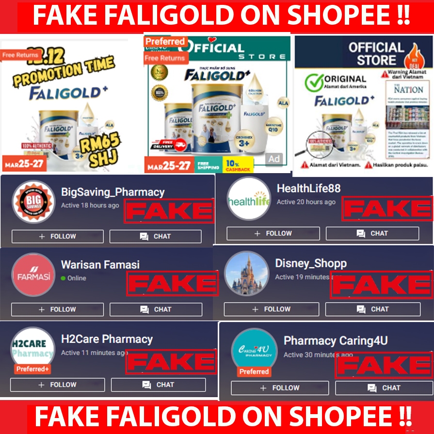 [2 TINS][PHARMACY STOCK!][ORIGINAL!! ][READY STOCK] FALIGOLD Milk for Diabetic| Susu Faligold ...
