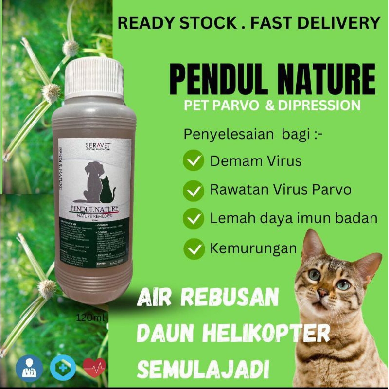 PENDUL NATURE Seravet Air rebusan rumput helicopter 120ml | Shopee Malaysia