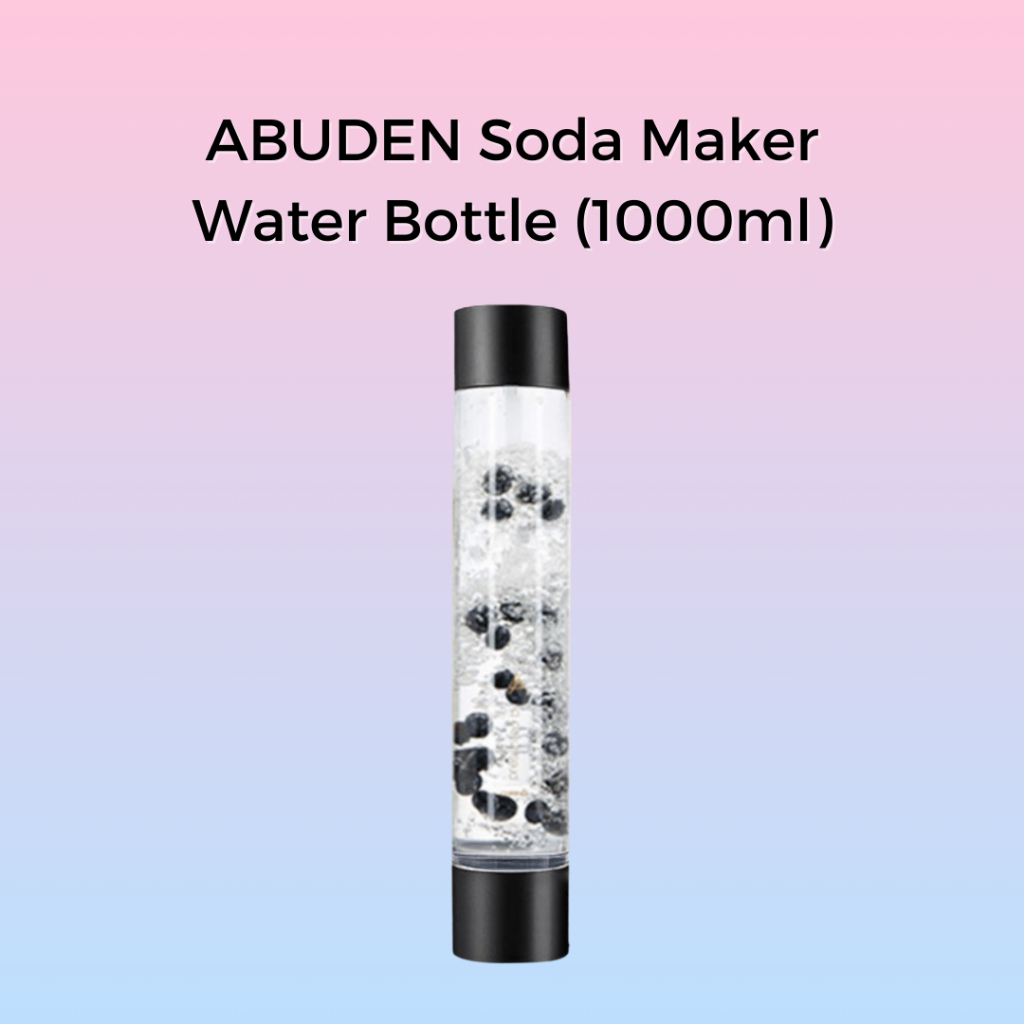 ABUDEN Soda Maker Water Bottle (1000ml) Air Tight Water Bottle Soda ...
