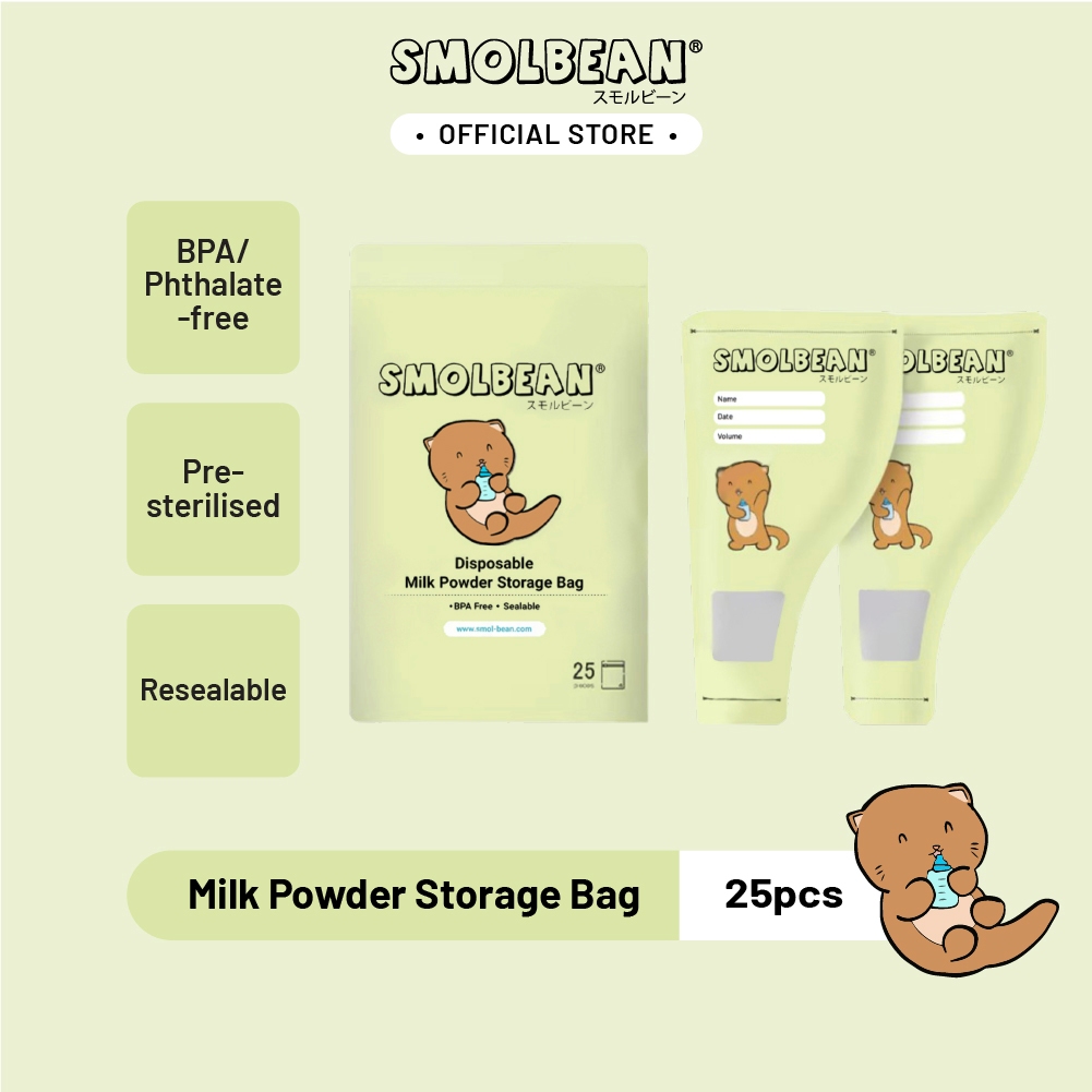 SMOLBEAN Milk Powder Storage Bag (25s) | Plastik Simpanan Susu Tepung | For Storing Baby Formula ...