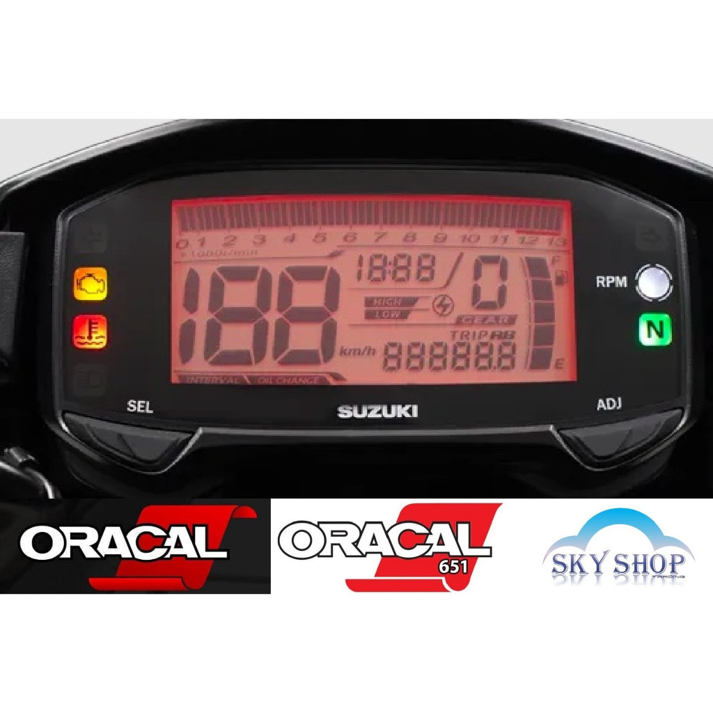Suzuki Raider fi R150/GSX Sticker Tinted Meter | Shopee Malaysia