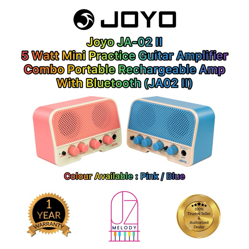 Joyo JA-02 II 5 Watt Mini Practice Guitar Amplifier Combo Portable ...