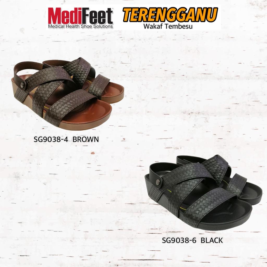 MEDIFEET SG9038 MEN SPINGUARD BACK STRAP SANDALS MEDICAL HEALTH ...