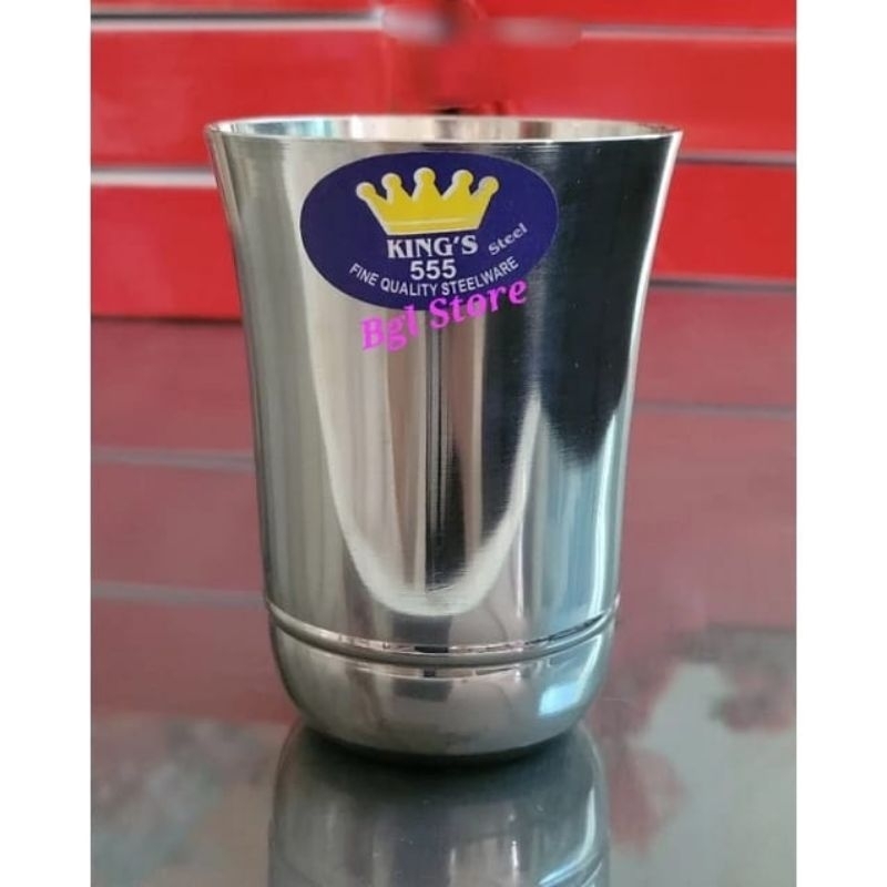 12oz Stainless Steel 555 Indian Tumbler / Stainless Steel Cup / Cawan ...