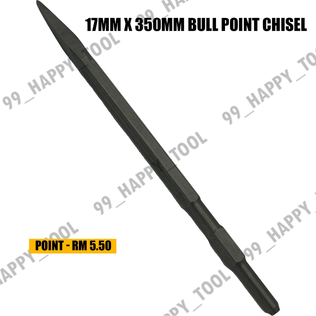 17MM x 350MM Bull Point Chisel (Point) | Shopee Malaysia
