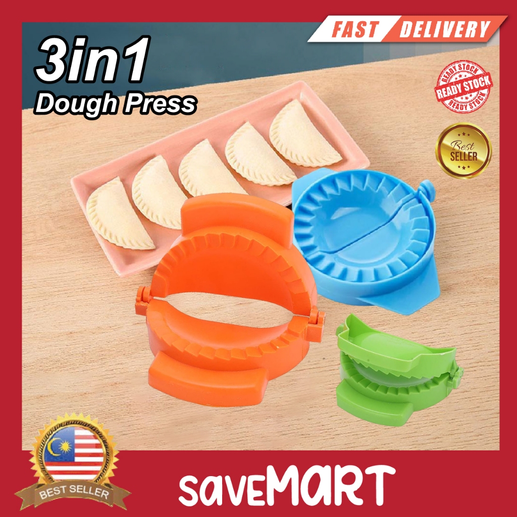 Multicolor 3in1 Dough Press Dumpling Maker Currypuff Maker Samosa Mould ...