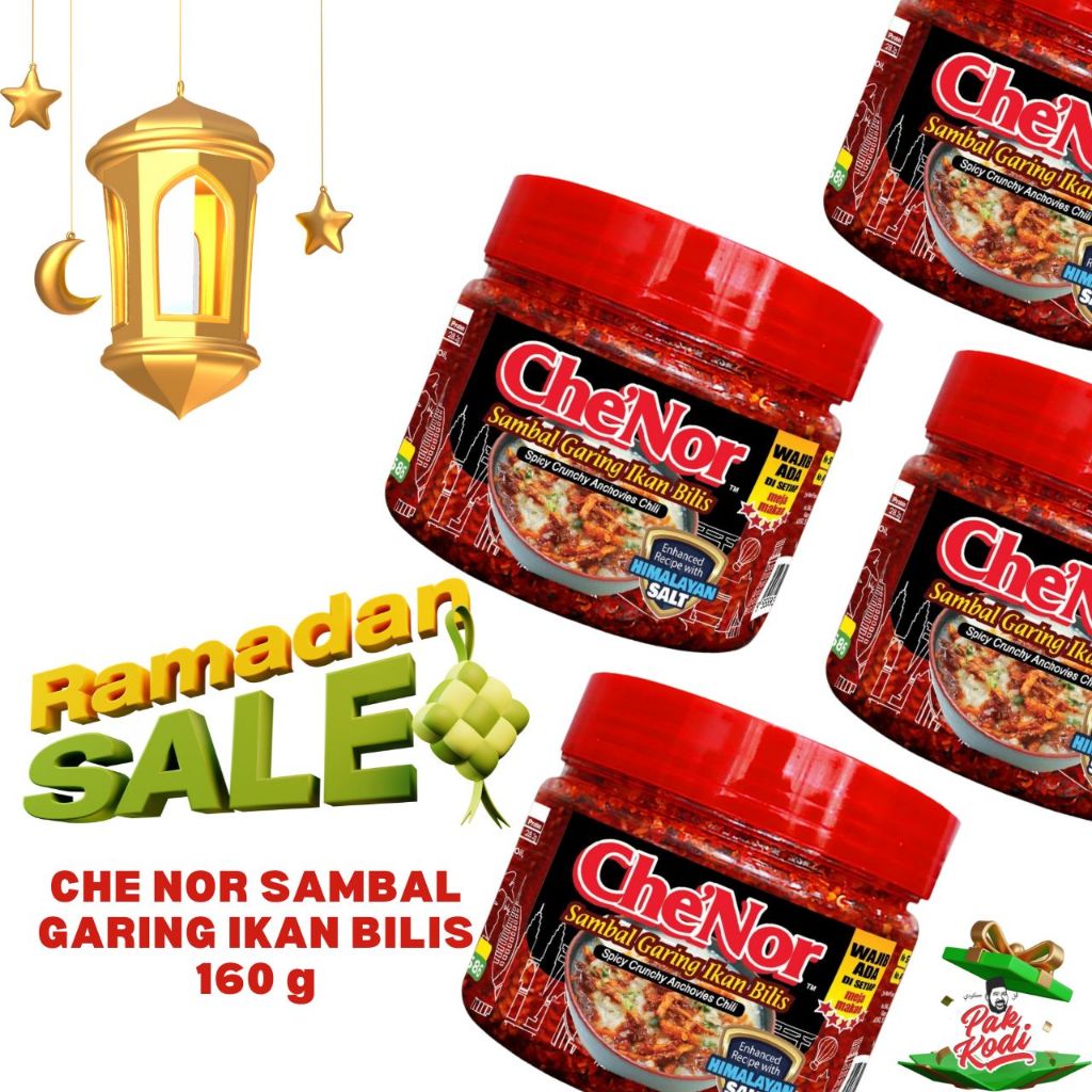 CHE NOR SAMBAL GARING IKAN BILIS 160g | Shopee Malaysia