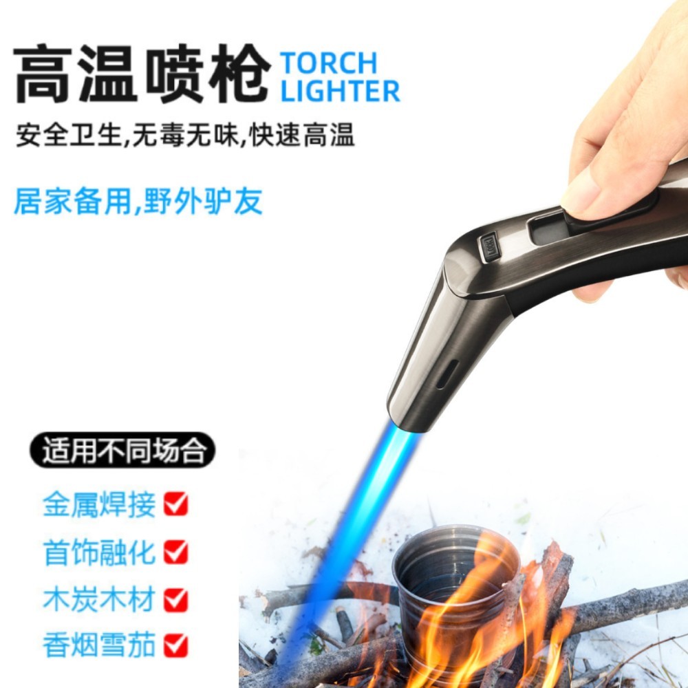 Precision Jet Flame Lighter Torch Butane Gas Refillable HY 6040 ...