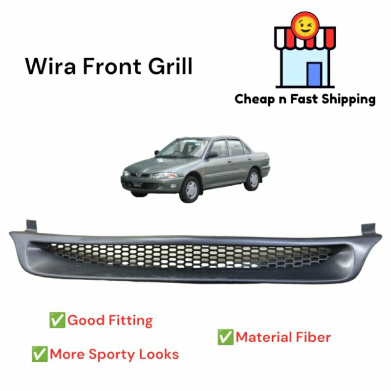 Proton Wira Front Grill Type S [ READY STOCK ] | Shopee Malaysia