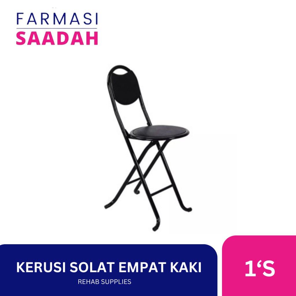Kerusi Lipat Solat 4 Kaki solat duduk Bulat Sandar Travel Haji Umrah ...