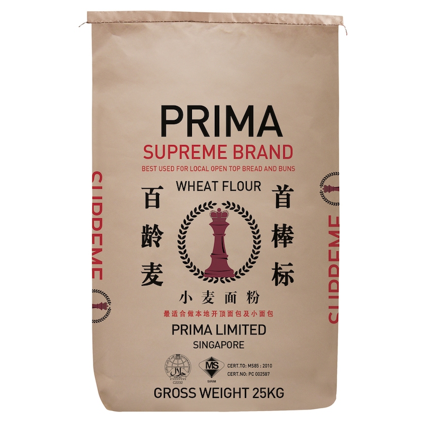 PRIMA Supreme Brand 百龄麦 首棒标 Tepung Roti Halal Singapore High Protein ...