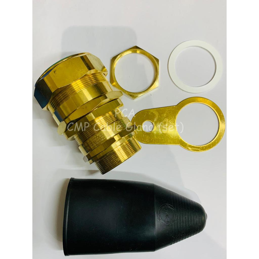 CMP E1FW M50S / M50 Exd Exe Cable Gland c/w Locknut, Earth Tag, Nylon ...