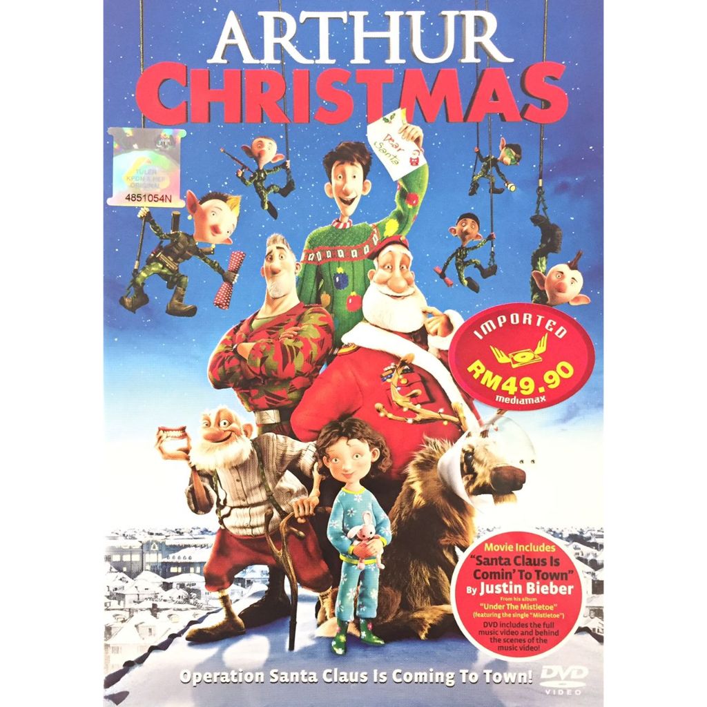 Cartoon Movie Arthur Christmas (DVD) (2011) | Shopee Malaysia