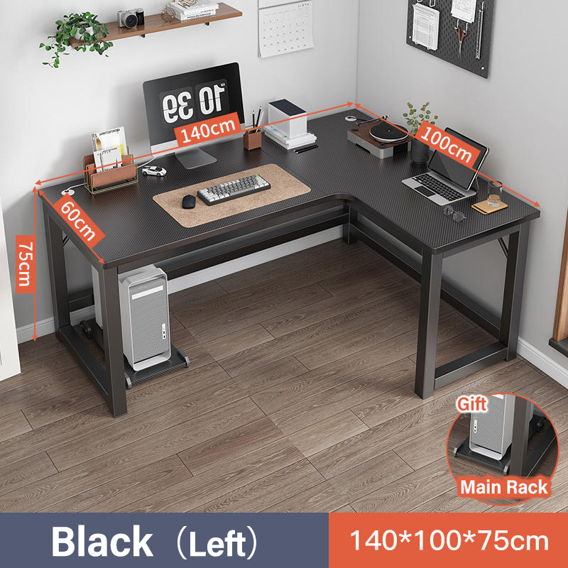 MT Corner Desk L-Shape Desk Computer Table Household Bedroom Study Desk ...
