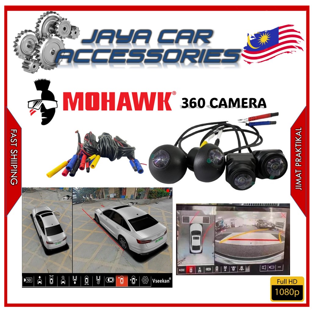 MOHAWK 360 View Camera 3D Birdview Camera HD Camera Android 1080P For ...