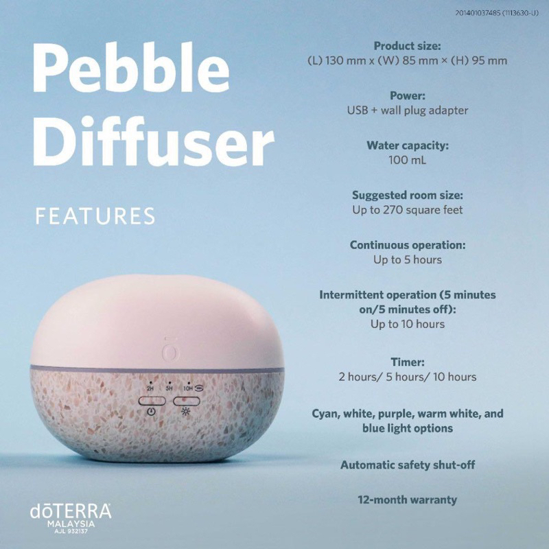 📡 𝐃𝐞𝐥𝐢𝐯𝐞𝐫𝐲 𝟐𝟒𝐡📡 💝New Pebble Diffuser💝 | Shopee Malaysia