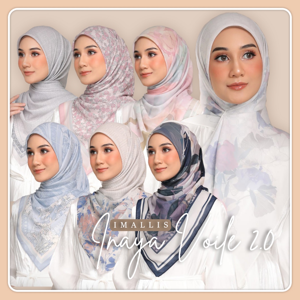 [READY STOCK] Imallis Inaya Voile 2.0 - Bawal Premium Cotton Voile ...