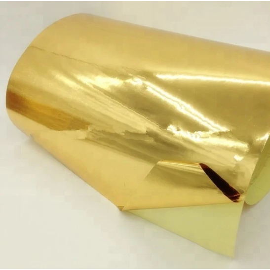 Glossy Gold PVC A4 Sticker / Gold Sticker PVC / Stiker A4 / 10pcs ...