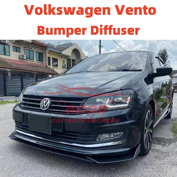 Volkswagen Vento Front Bumper Diffuser Lip Wrap Angle Splitters Side ...