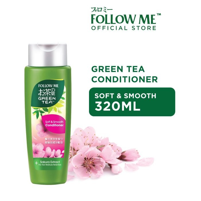 Follow Me Green Tea Conditioner Anti-Hair Fall Soft & Smooth 320ml ...
