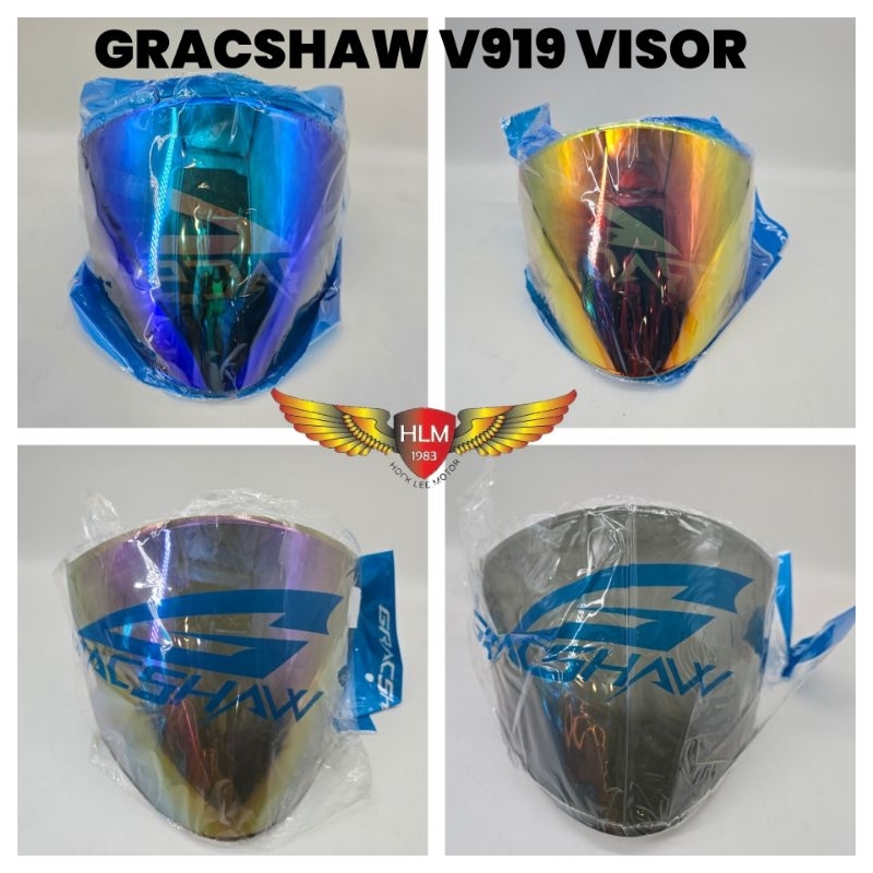 Visor Gracshaw G919 Glazzo Tinted/Color Visor | Shopee Malaysia