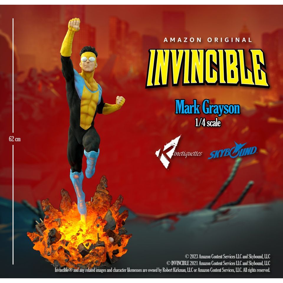 Kinetiquettes Studio - Invincible Licensed 1/4th Scale Mark Grayson ...