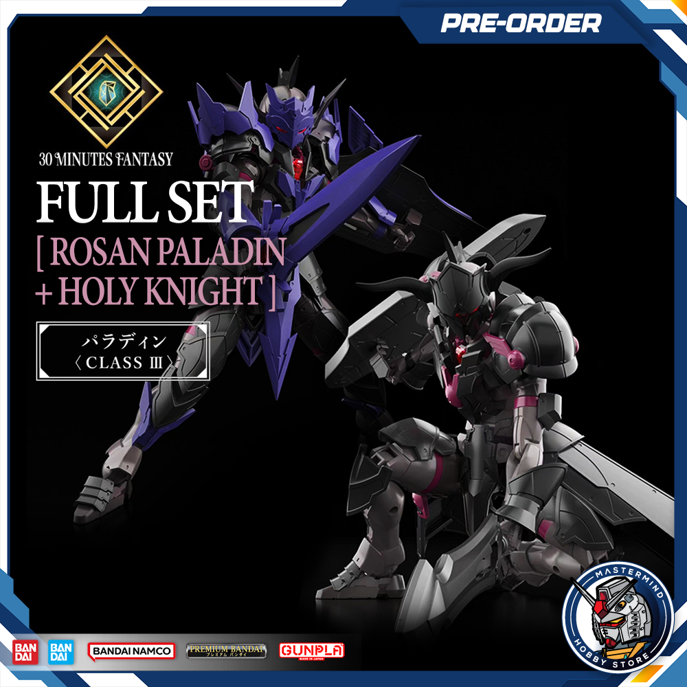 (Read Description) BANDAI 30MF Rosan Knight + [ Paladin and Holy Knight Class Up Armor Set ...