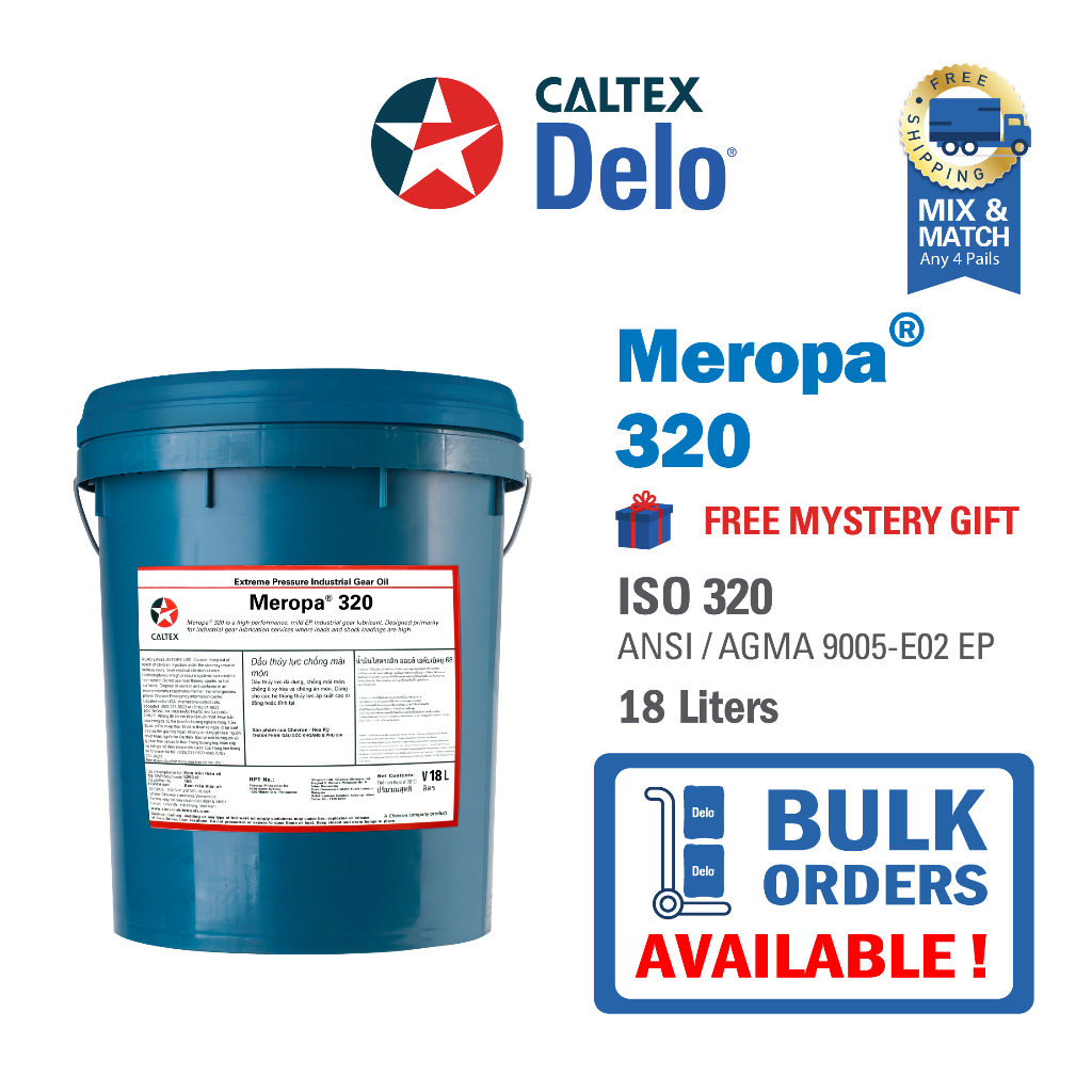 Caltex Meropa 320 Extreme Pressure Industrial Gear Oil | Shopee Malaysia