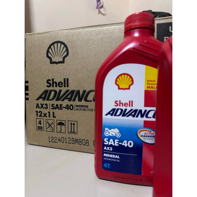 SHELL ADVANCE SAE-40(100%ORIGINAL) | Shopee Malaysia