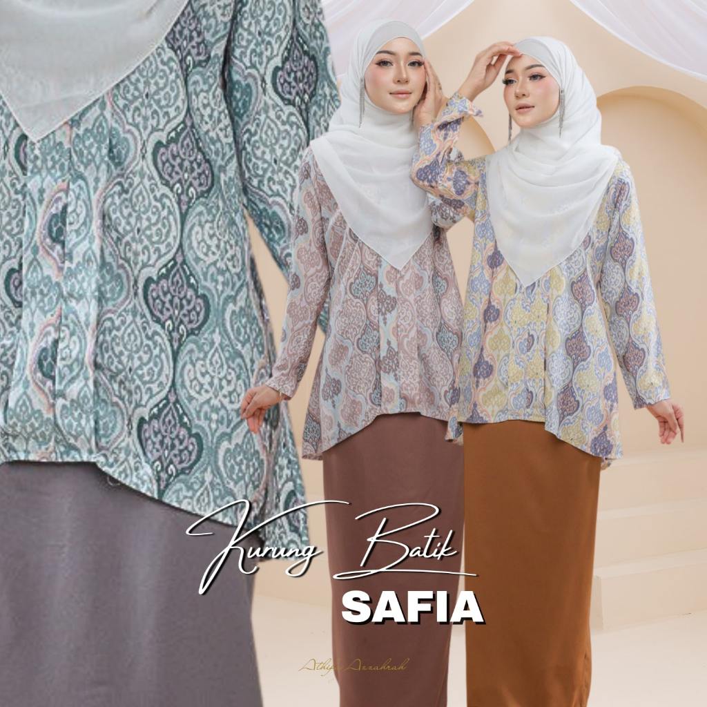 BAJU KEBAYA SAFIA by Athifa Azzahrah - Kebaya Moden 2025 | Kurung Moden ...