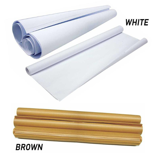 White / Brown Mahjong Paper / Kertas Minyak / Kertas Mahjong / 1 Packet ...