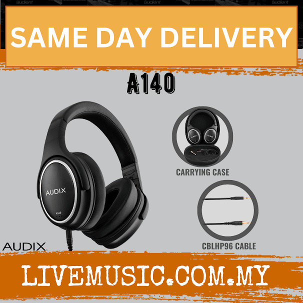 Audix A140 Closed-Back, Over-Ear Studio Headphones ( A 140 / A-140 ...