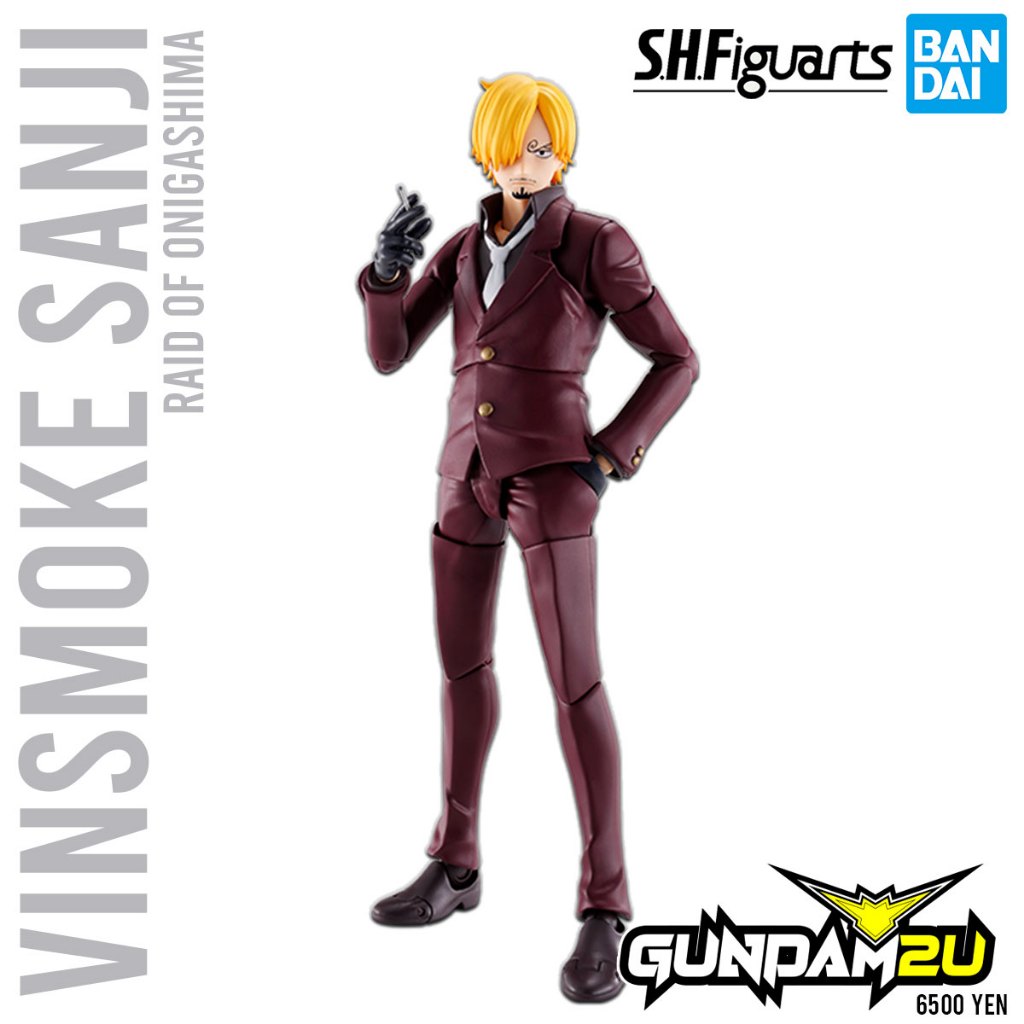 BANDAI SHF SANJI - The Raid of Onigashima - Tamashii Nations One Piece ...