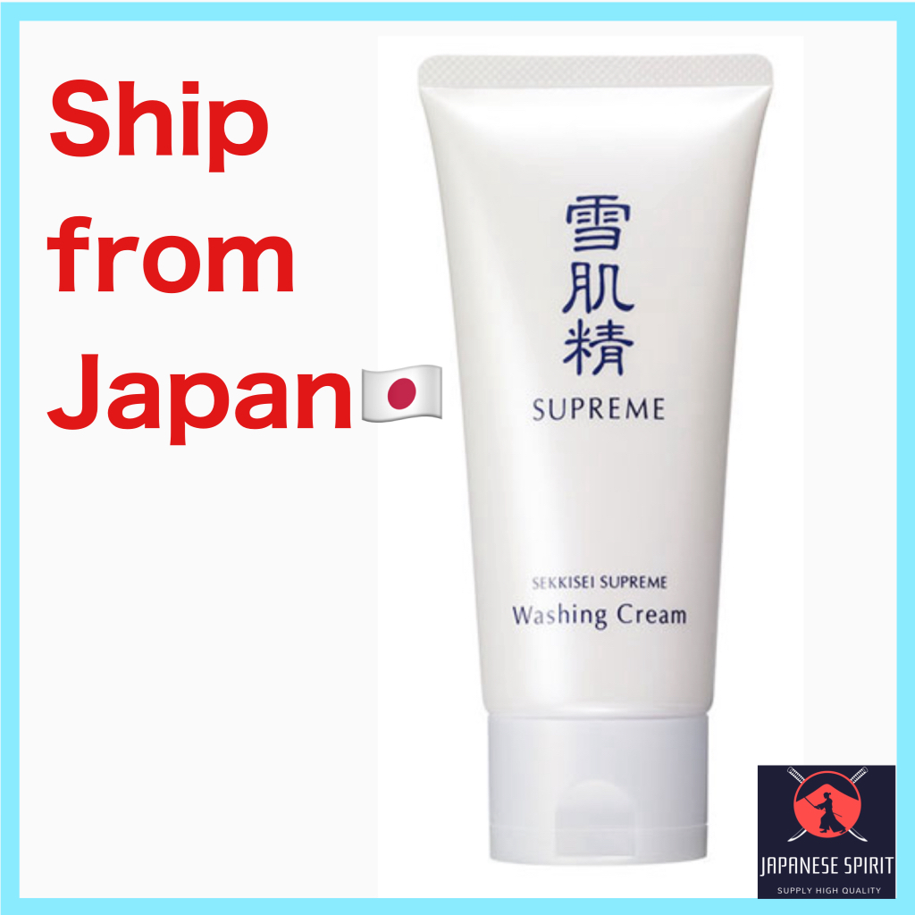 【Made in JAPAN】KOSE SEKKISEI SUPREME Face Wash Cleansing Cream 140g | Shopee Malaysia