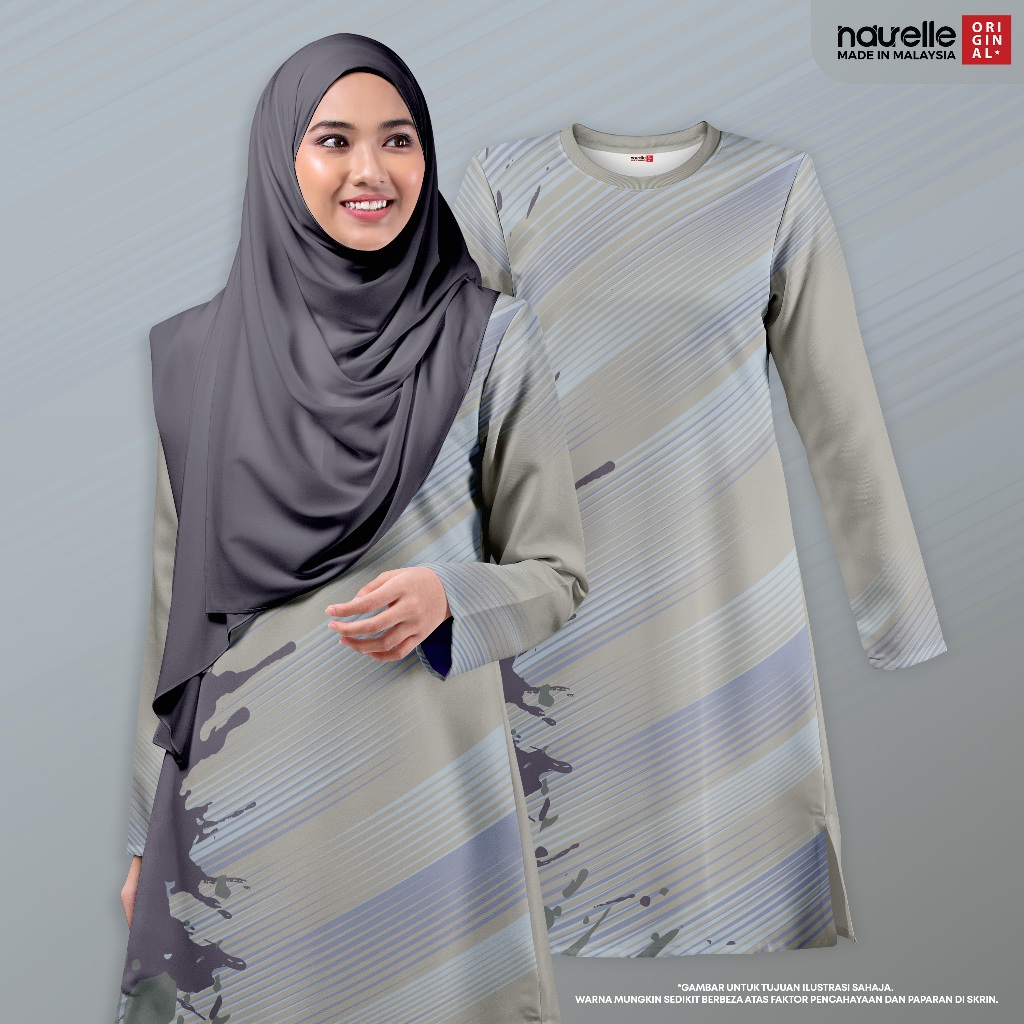 [READY STOCK] Baju Jersey Muslimah Labuh Malaysia Murah (S - XXL ...