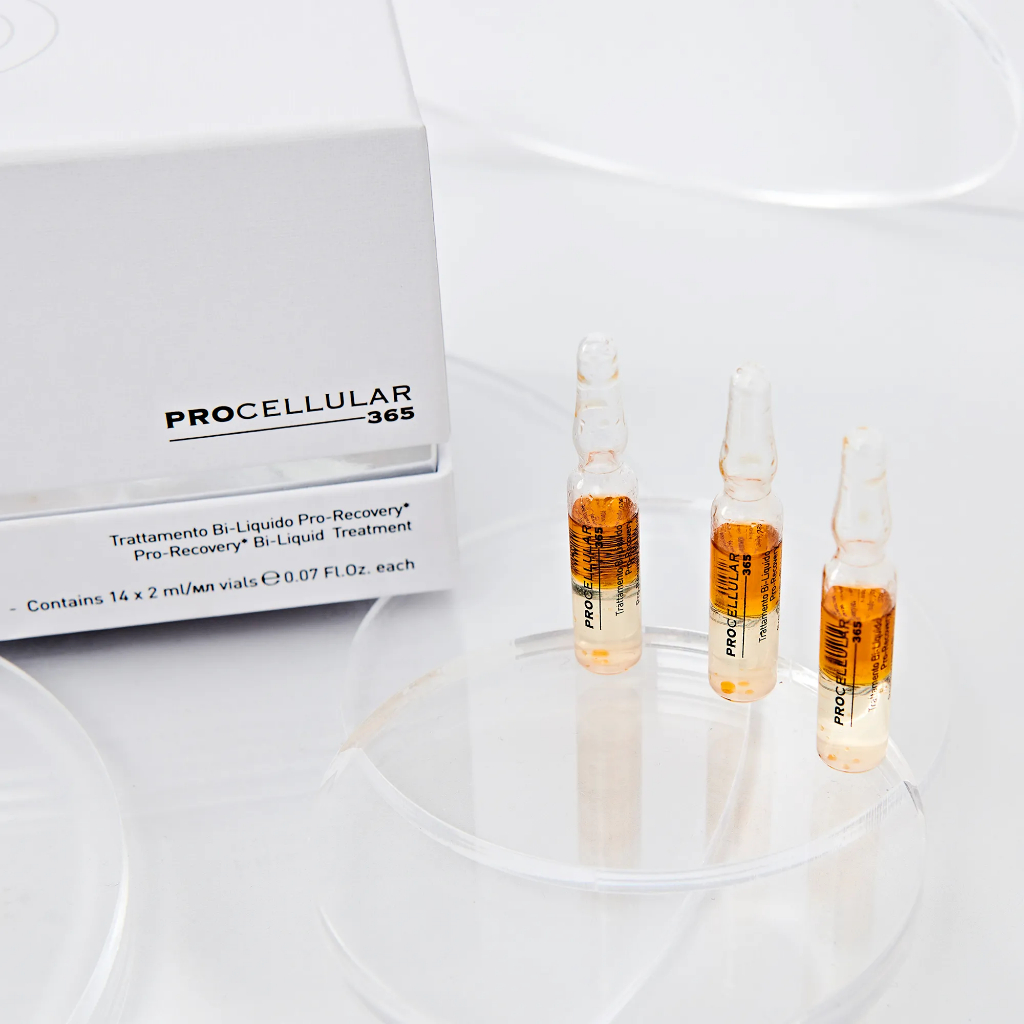 DIBI MILANO PROCELLULAR 365 PRO-RECOVERY BI-LIQUID TREATMENT Single-dose ampoule - 14 x 2 ml ...