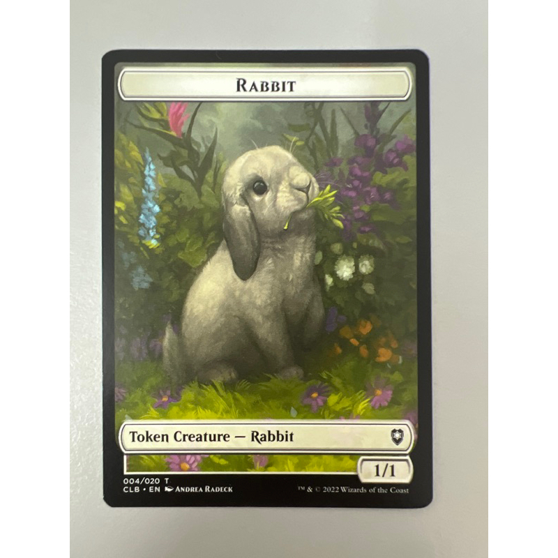 Magic The Gathering Rabbit Token (CLB)(Token) | Shopee Malaysia
