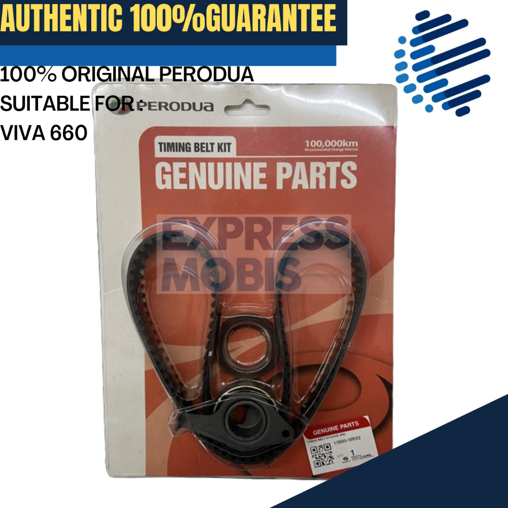 100% ORIGINAL PERODUA VIVA 660 TIMING BELT KIT SET 13500-18R02 VIVA 660 ...