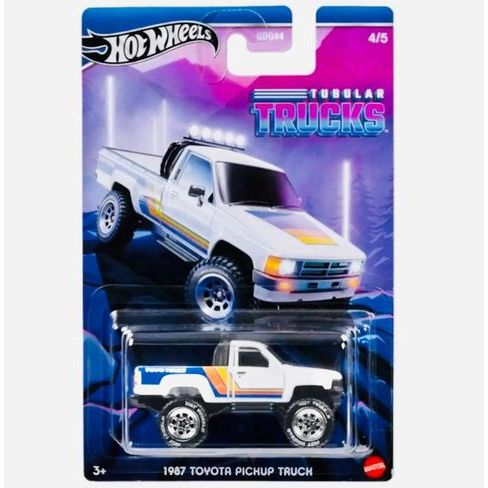 Hot Wheels 1987 Toyota Pickup Truck (Automotive Series TUBULAR TRUCKS ...