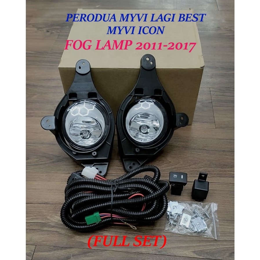 PERODUA MYVI LAGI BEST MYVI ICON 2011-2017 FOG LAMP FOG LIGHT ...