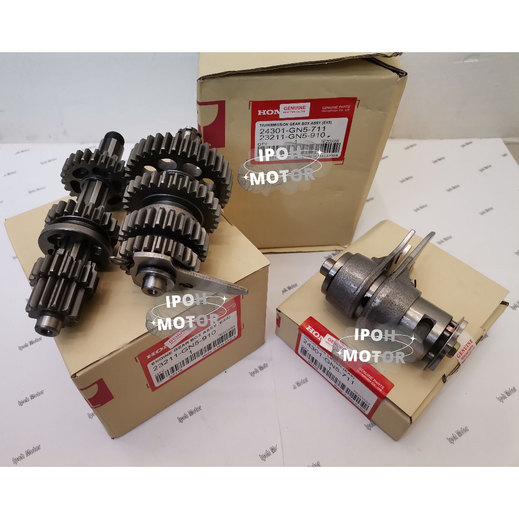 HONDA EX5 HI POWER GEARBOX FULL SET STANDARD GEAR BOX SET DRUM SHIFT ...