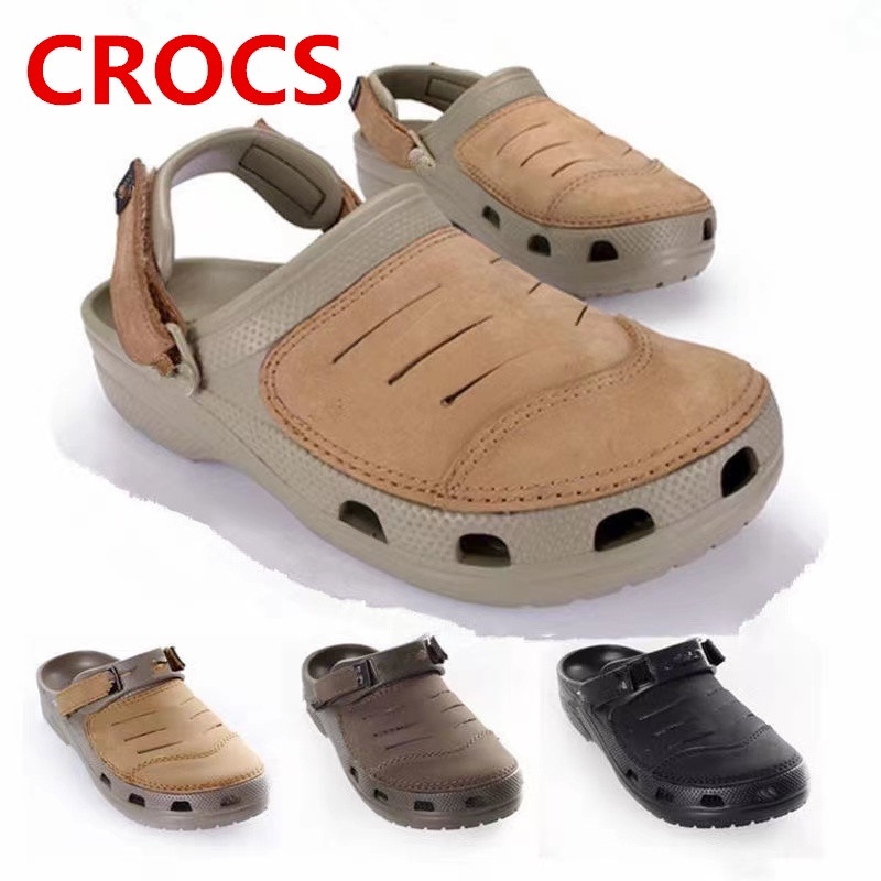 Crocs sandal selipar lelaki Classic Breathable Beach Slippers【Resdy ...