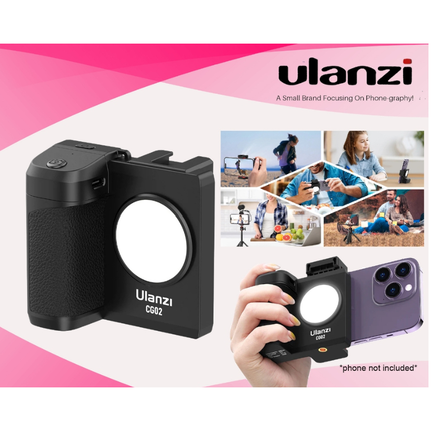 Ulanzi CG02 Bluetooth Smartphone CapGrip II Bluetooth Stabilizer Hand ...