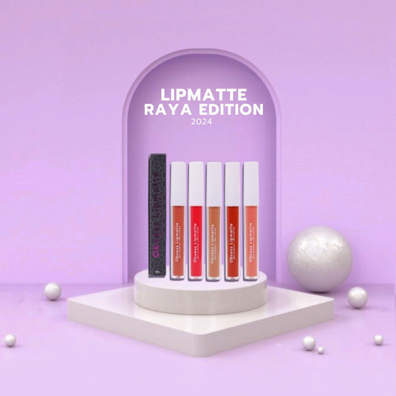 Lipmatte Raya Edition 2024 Obsess Cosmetics | Shopee Malaysia