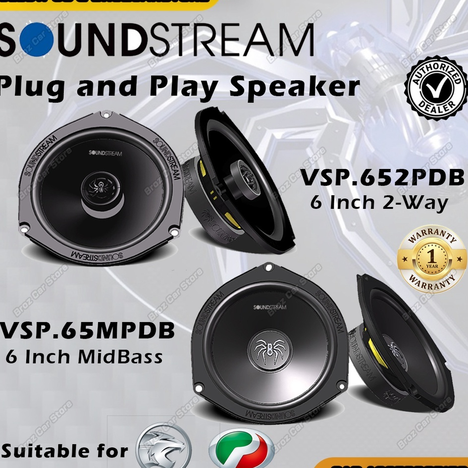 *FREE GIFT* SOUNDSTREAM Troupe VSP-65MPDB Speaker [For PERODUA] OEM ...