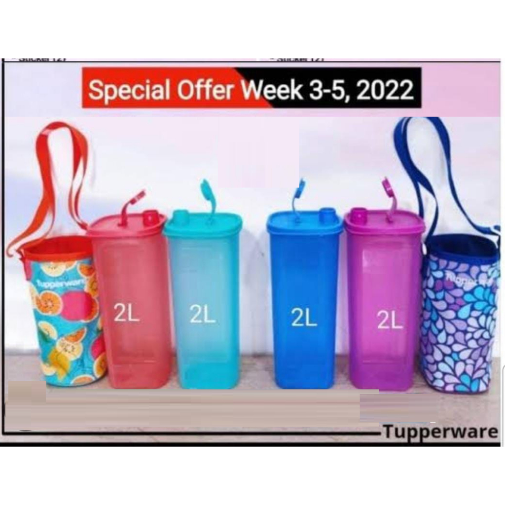 tupperware 2 liter fridge water bottle - 1pc | Shopee Malaysia