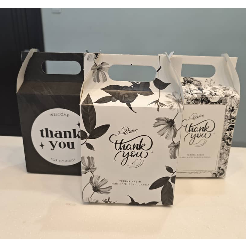 Ready stock 50pcs PROMOSI Doorgift Box | Wedding Box | Goodies Box ...