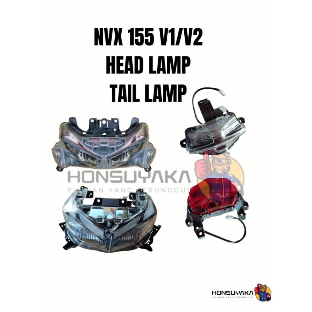 NVX155 V1/V2 HEAD LAMP/TAIL LAMP (VISS) | Shopee Malaysia