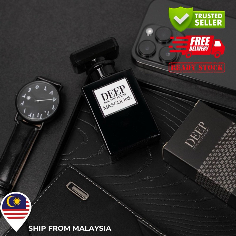 Deep Perfume EDP | Tahan 12 ke 48 jam | For Men | Shopee Malaysia